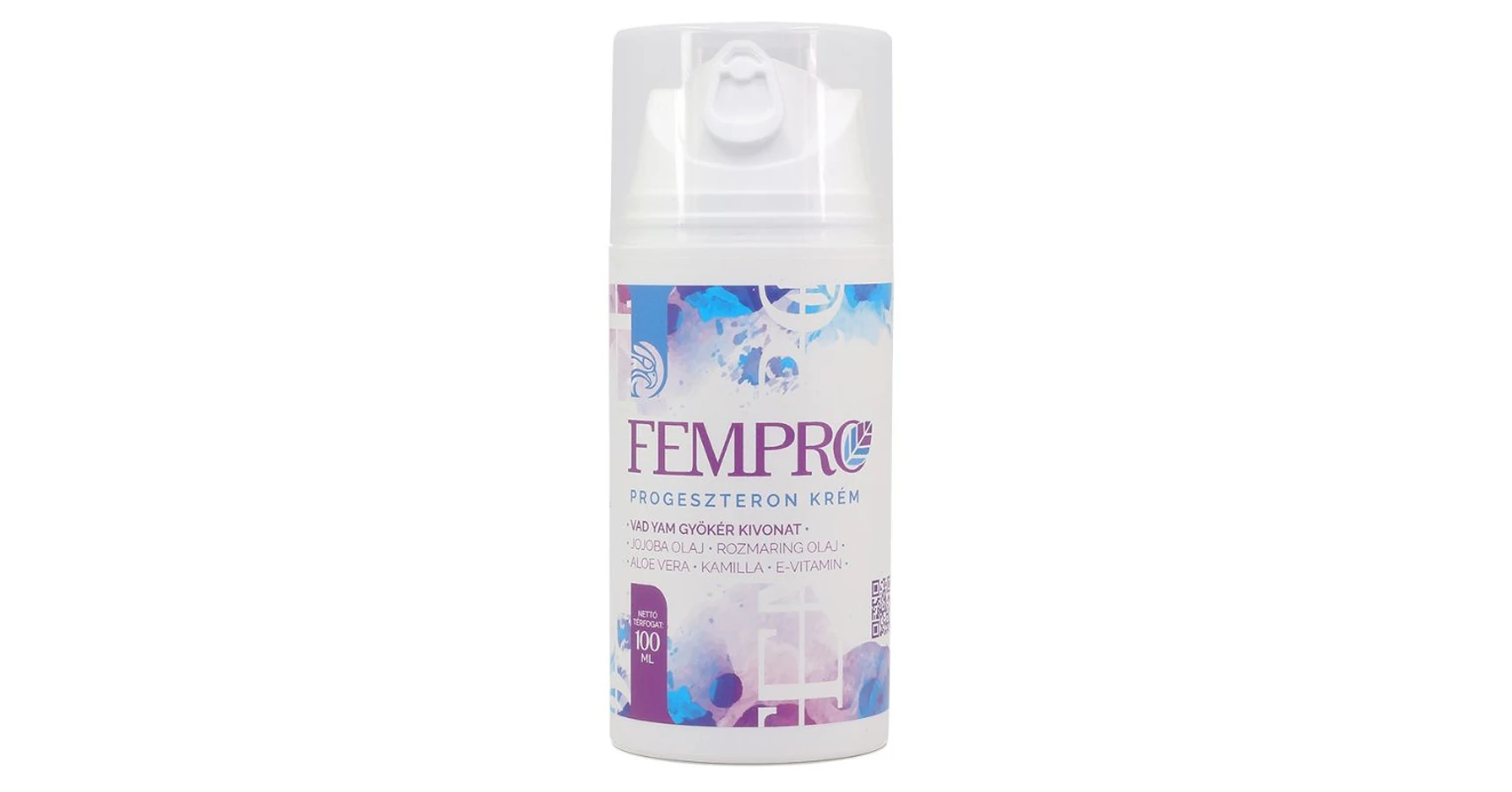 FemPRO Progeszteron krém nőknek, 100 ml - Maradjegyensulyban
